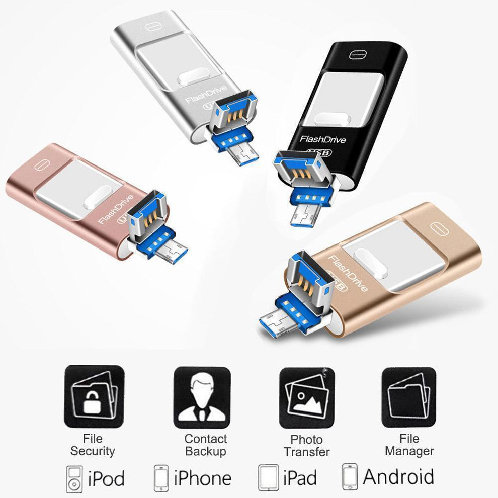 Portable USB Flash Drive for iPhone, iPad & Android – Spark Imagine